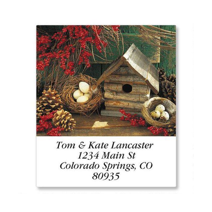 Seasonal Birdhouses Select Address Labels | Current Catalog