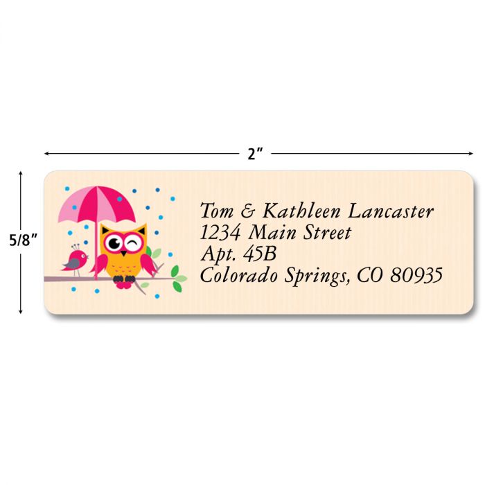 Year Round Owls Classic Address Labels | Current Catalog