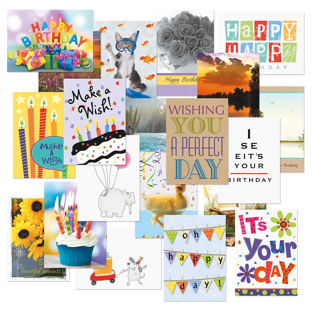 Mega Birthday Cards Value Pack 051206-g | Current Catalog
