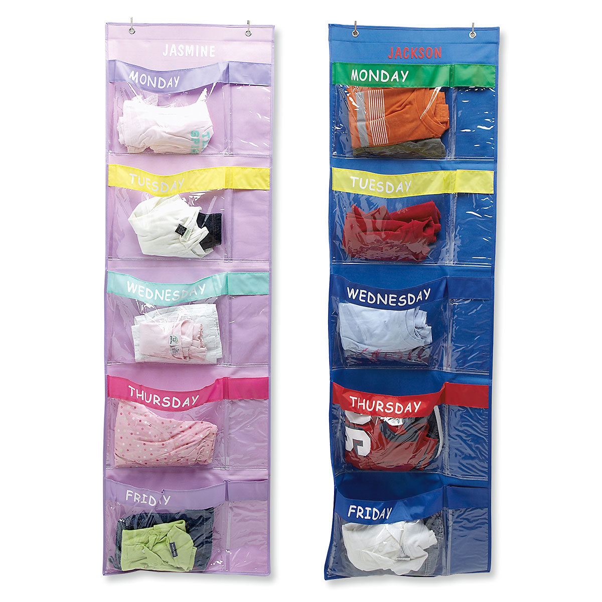 Days-Of-The-Week Personalized Hanging Organizer | Current Catalog