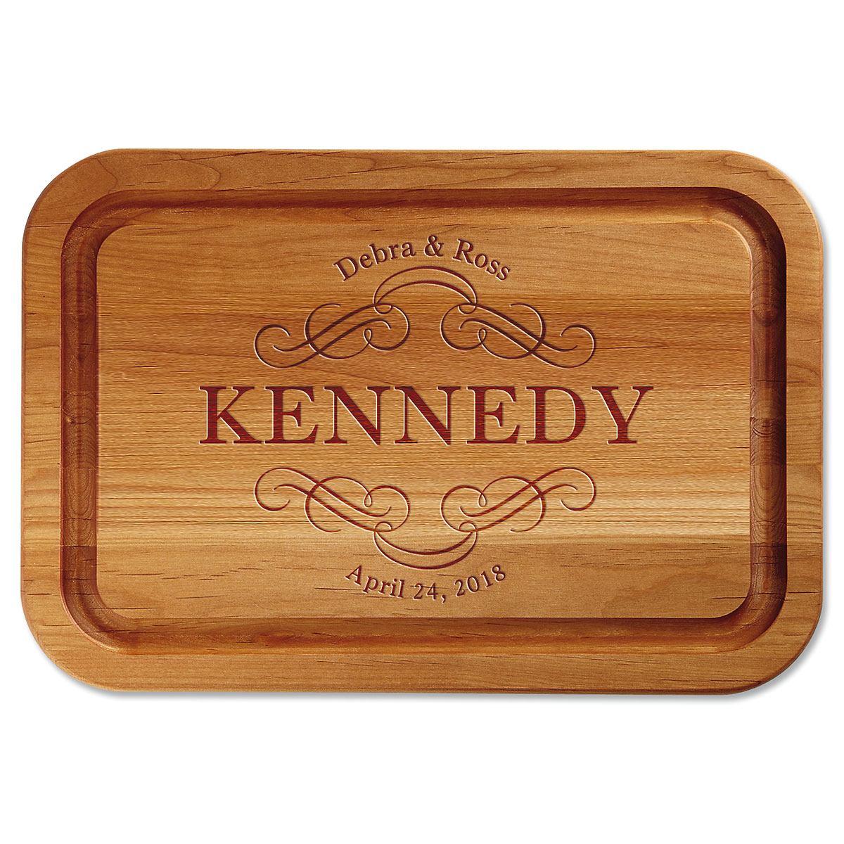 Scroll Engraved Wood Cutting Board | Current Catalog