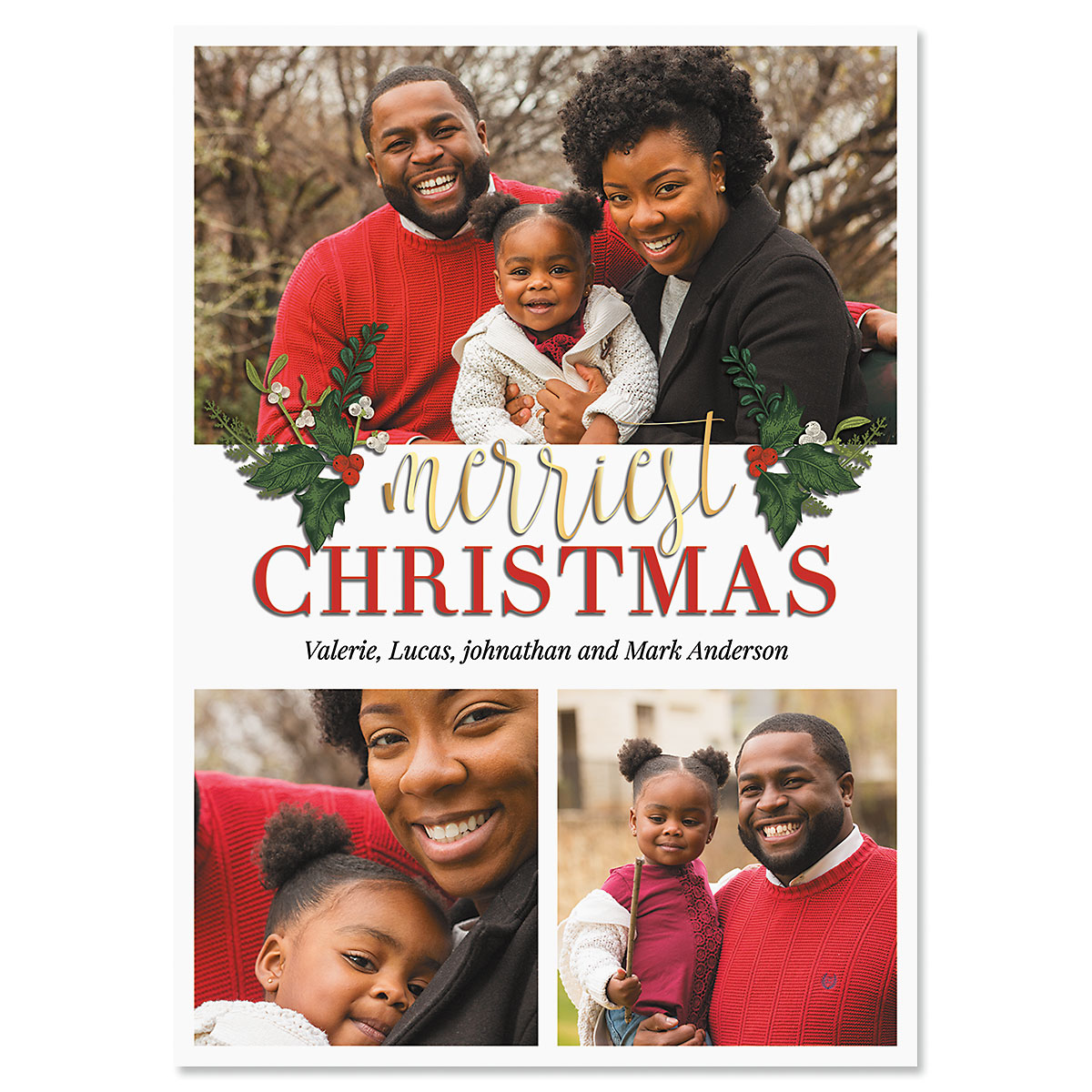 3 Greetings Photo Christmas Cards | Current Catalog