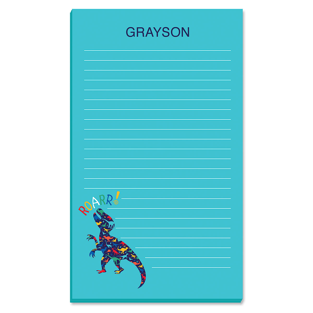Personalized Dinosaur Notepad | Current Catalog