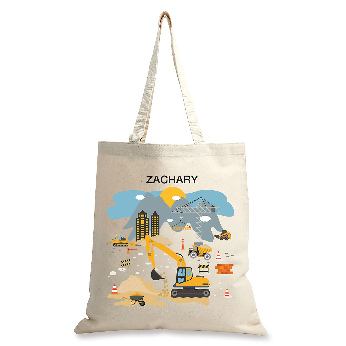 Construction Personalized Canvas Tote 818695 | Current Catalog