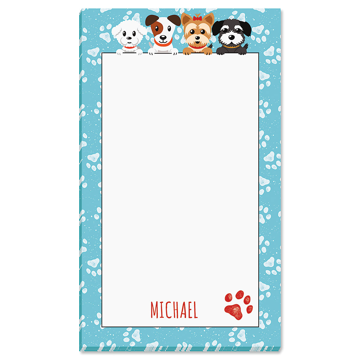 Dogs Personalized Notepad | Current Catalog