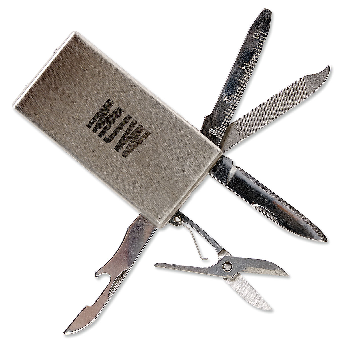 Custom 6-Function Stainless Money Clip | Current Catalog