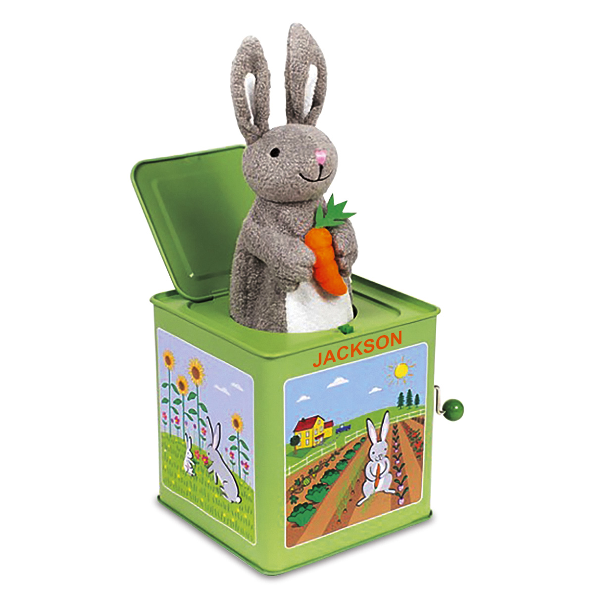 Bunny Personalized Jack-in-the-Box | Current Catalog