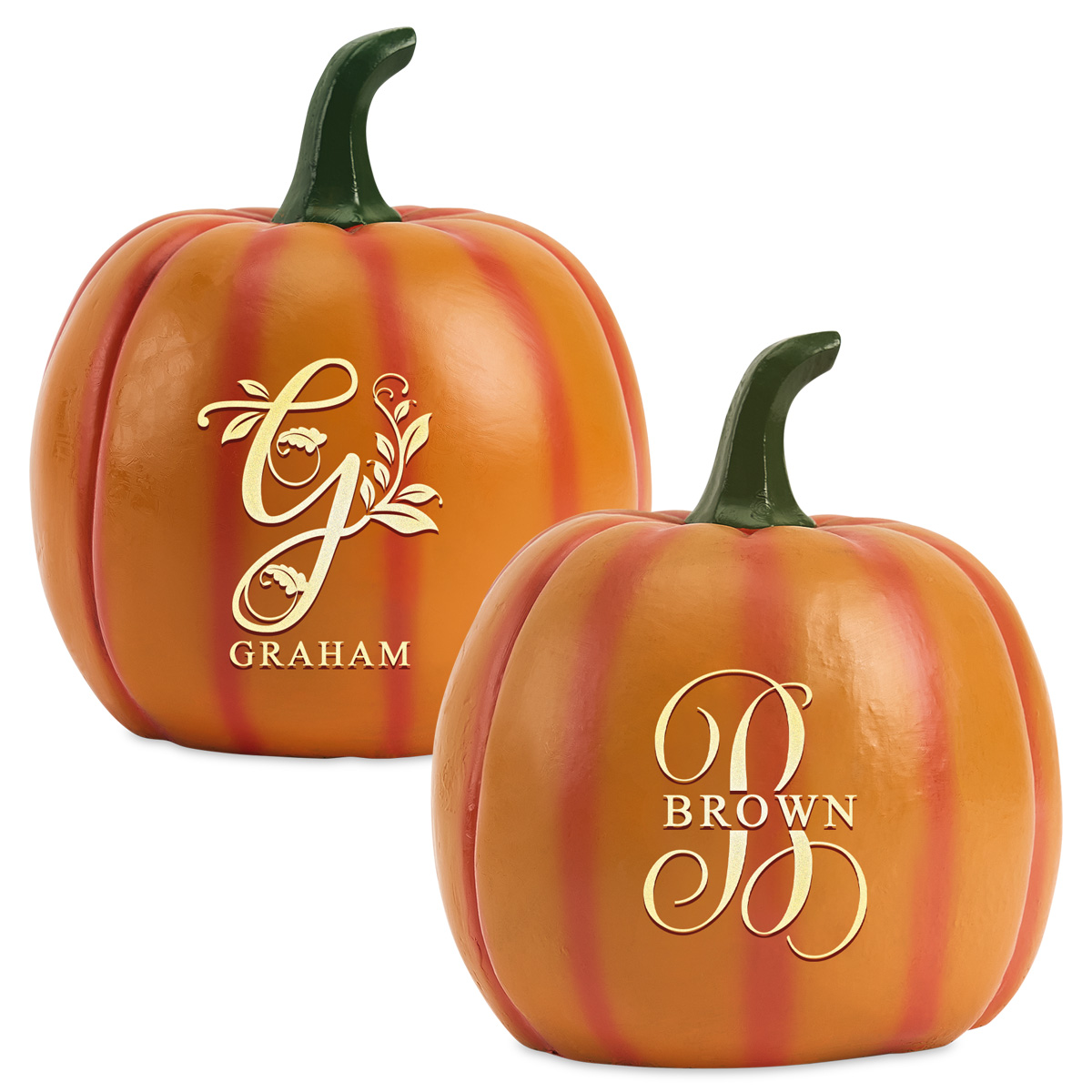 LED Personalized Jack-O’-Lantern with Initial | Current Catalog
