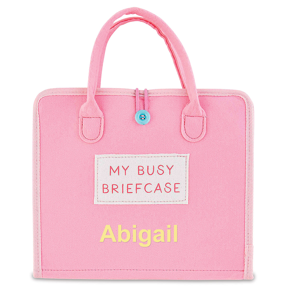 Pink My Busy Personalized Briefcase | Current Catalog