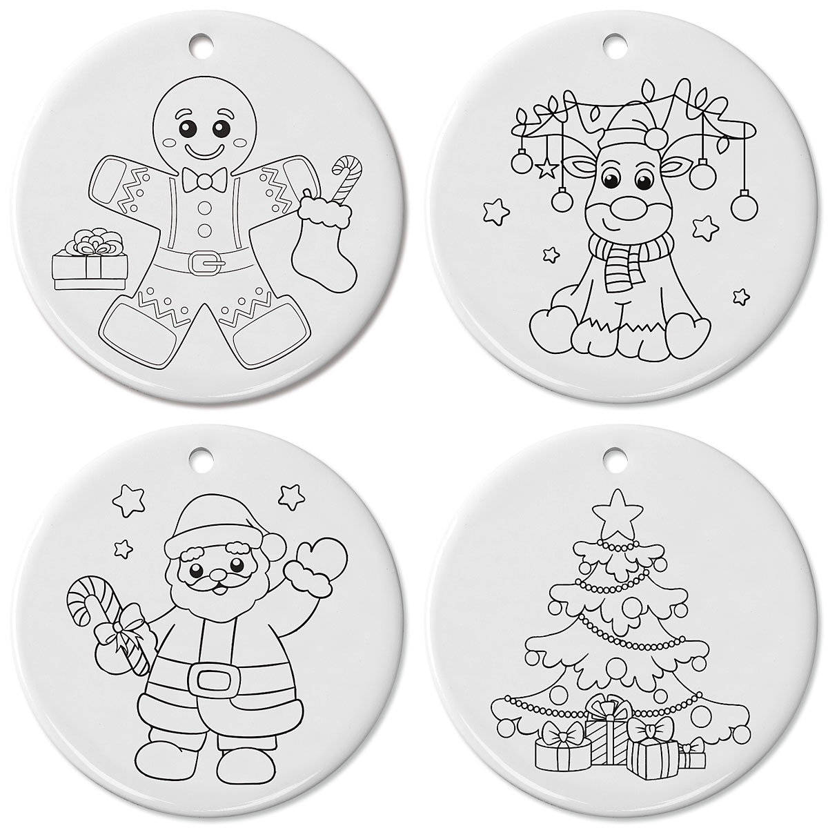 Color Your Own Ornaments 819304-g | Current Catalog
