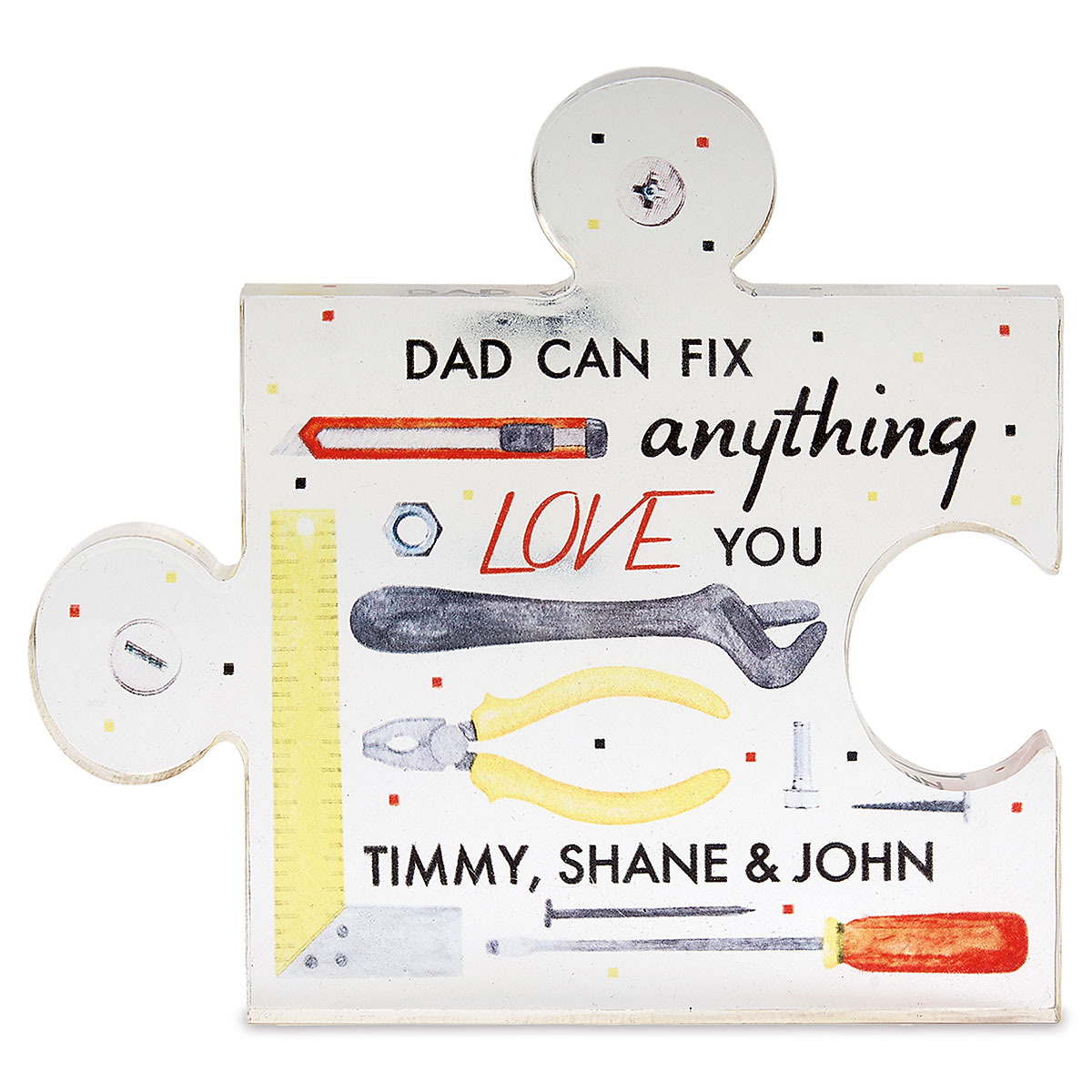 Father's Day Personalized Puzzle Piece | Current Catalog