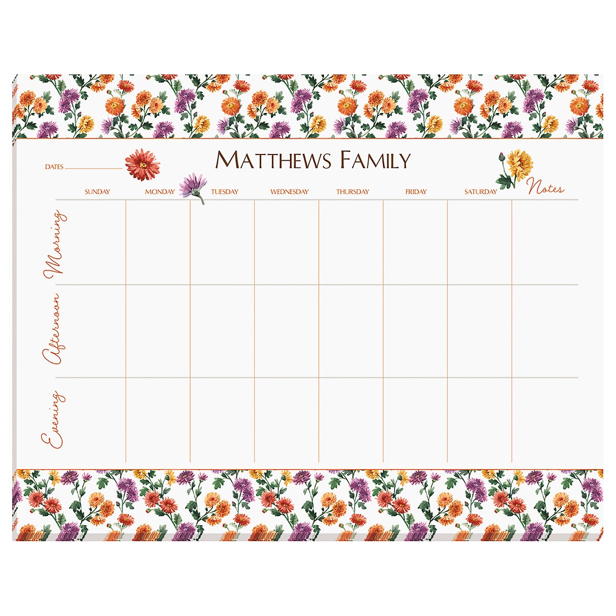 Fall Weekly Personalized Planner | Current Catalog