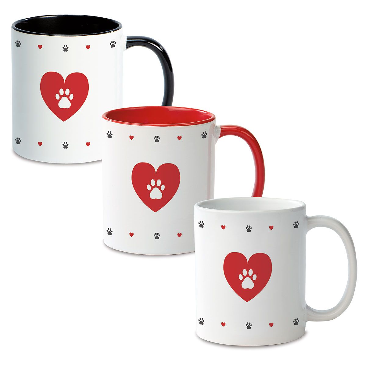 Paw Print Personalized Ceramic Mug | Current Catalog