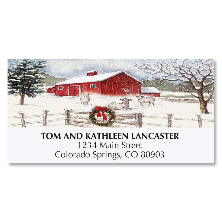 Country Barn Deluxe Address Labels | Current Catalog