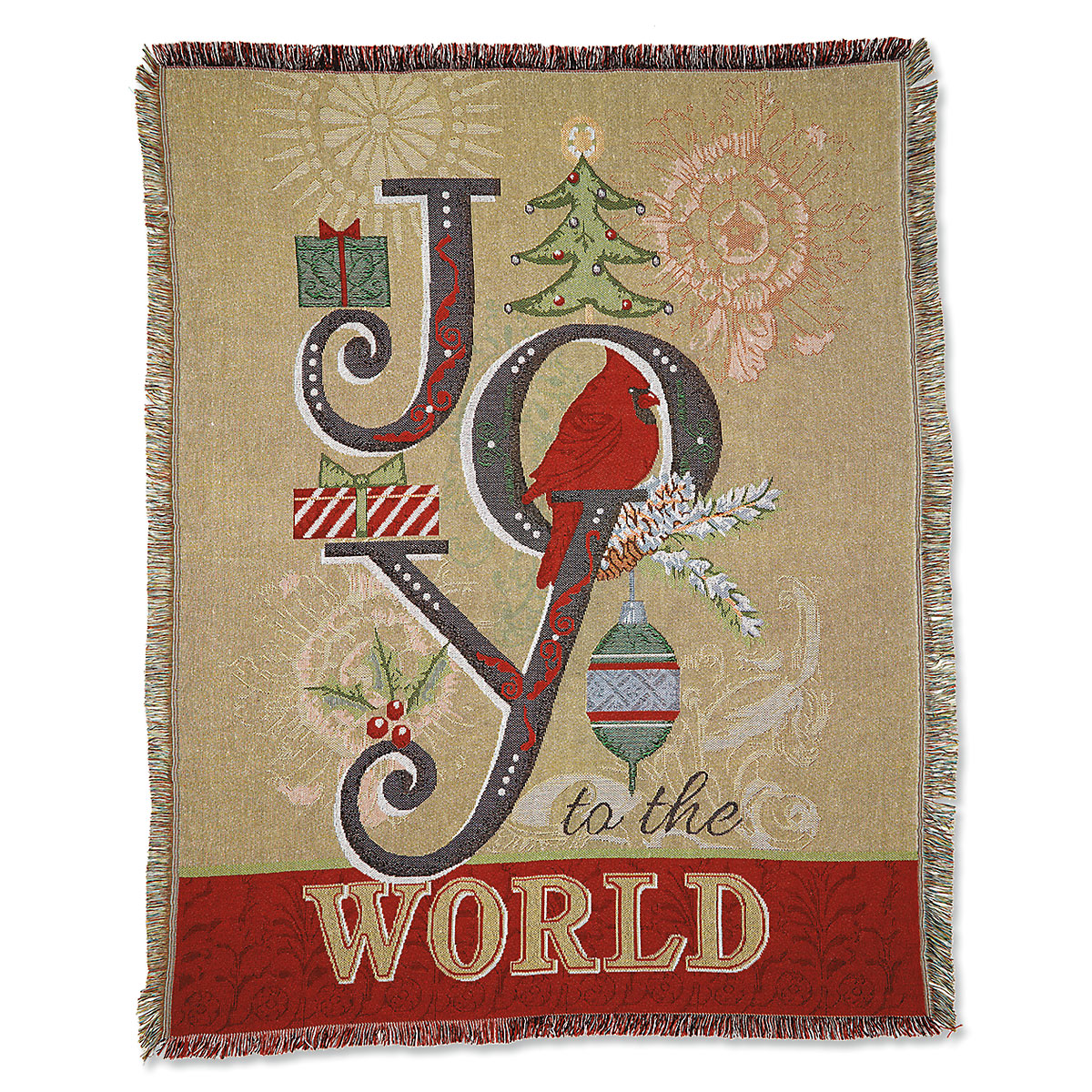 Joy To The World Throw | Current Catalog