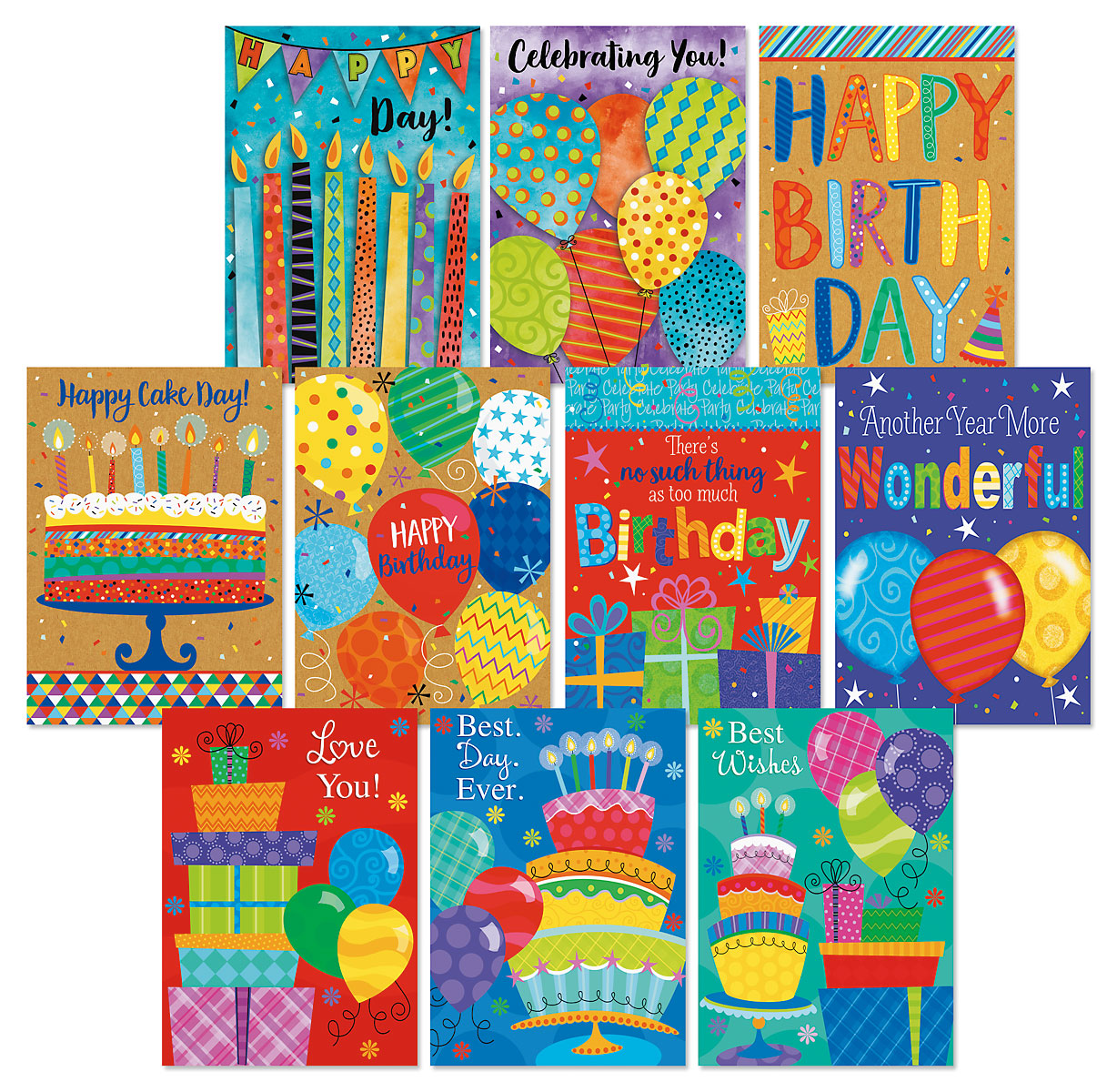 Happy Days Birthday Greeting Cards Value Pack | Current Catalog