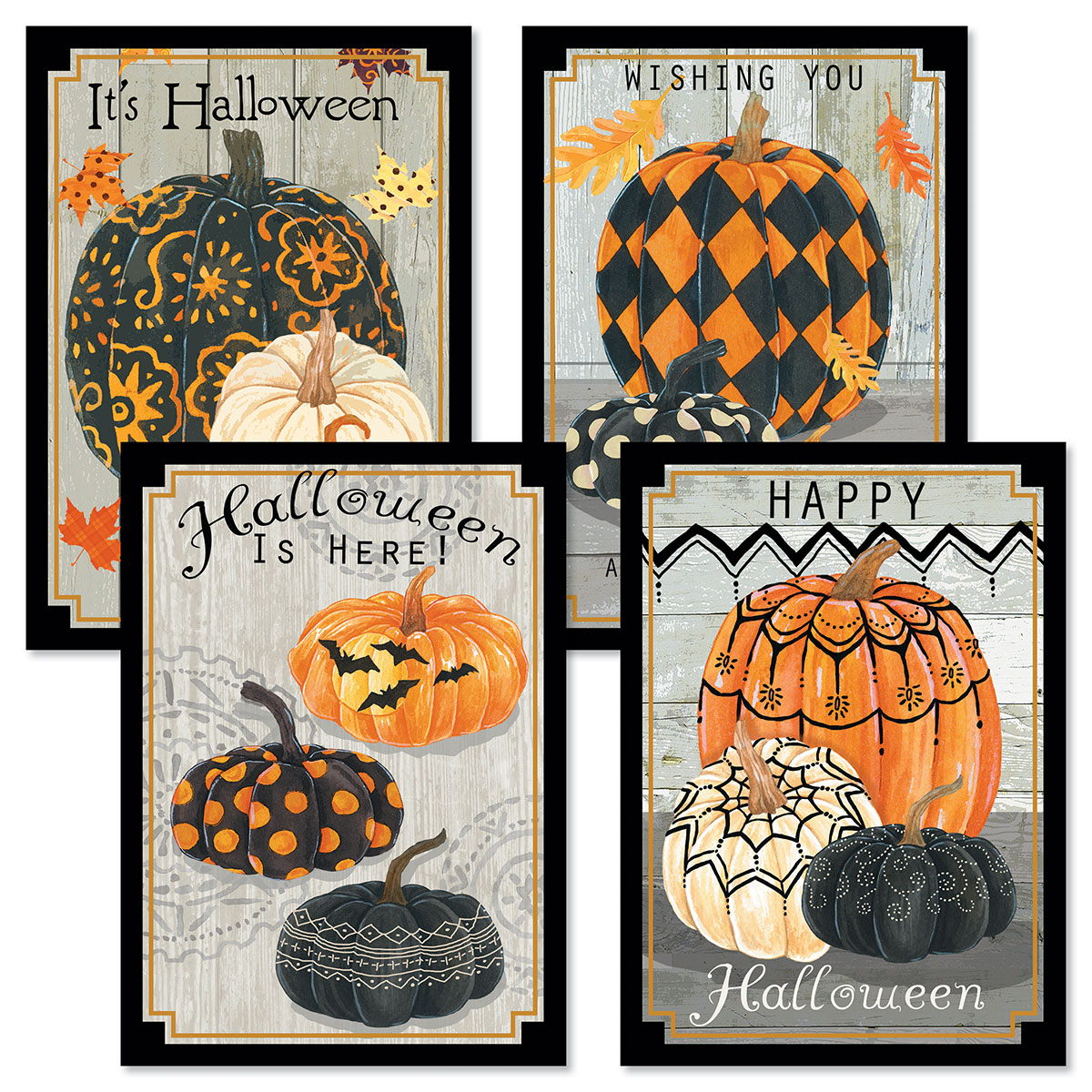 Painted Pumpkin Halloween Cards | Current Catalog