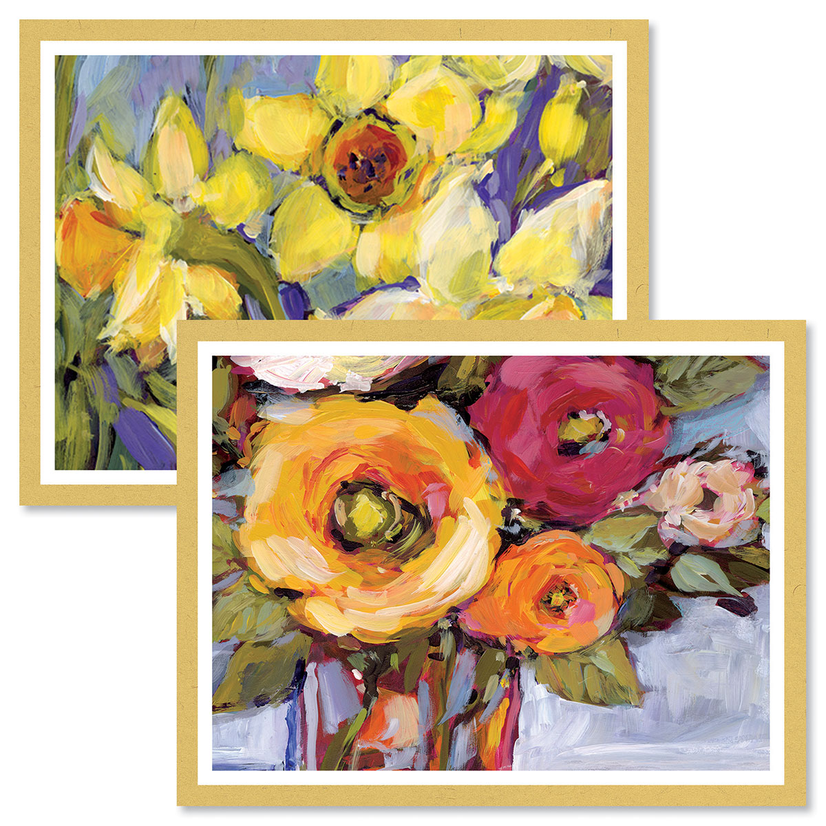 Paintbrush Floral Note Cards Value Pack | Current Catalog