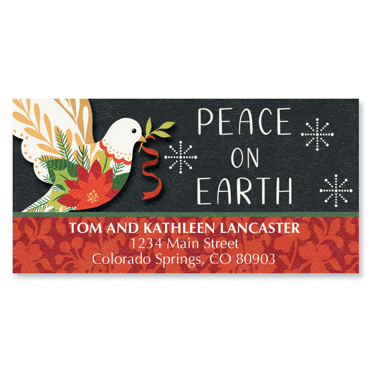 Peace Dove Deluxe Address Labels | Current Catalog