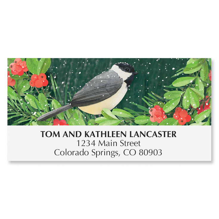 Winter Birds Deluxe Address Labels | Current Catalog