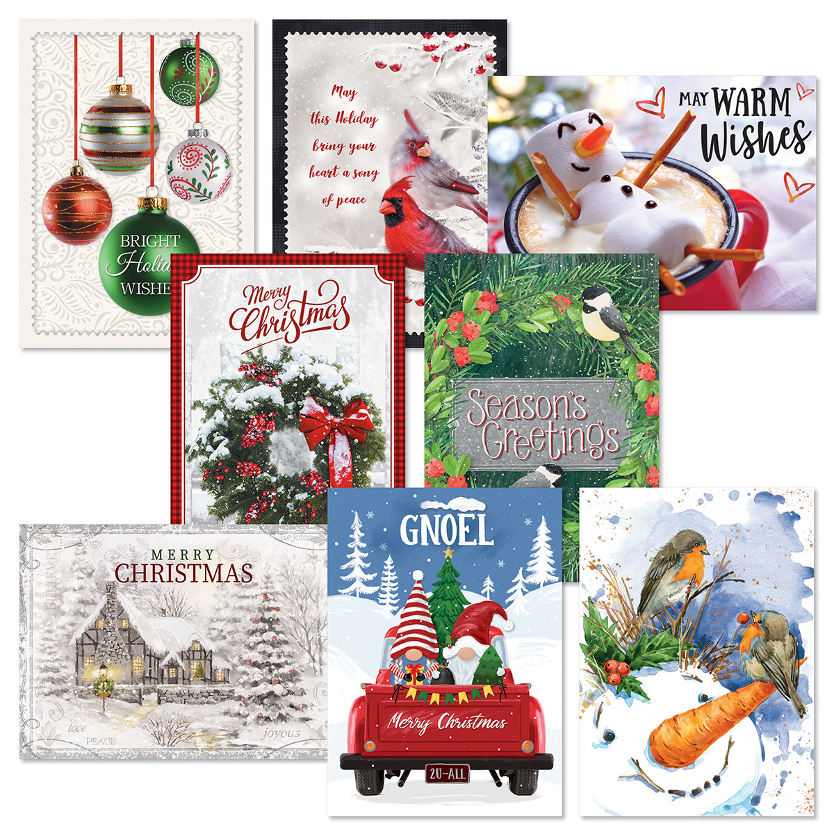Set of 32 Classic Christmas Card Value Pack | Current Catalog