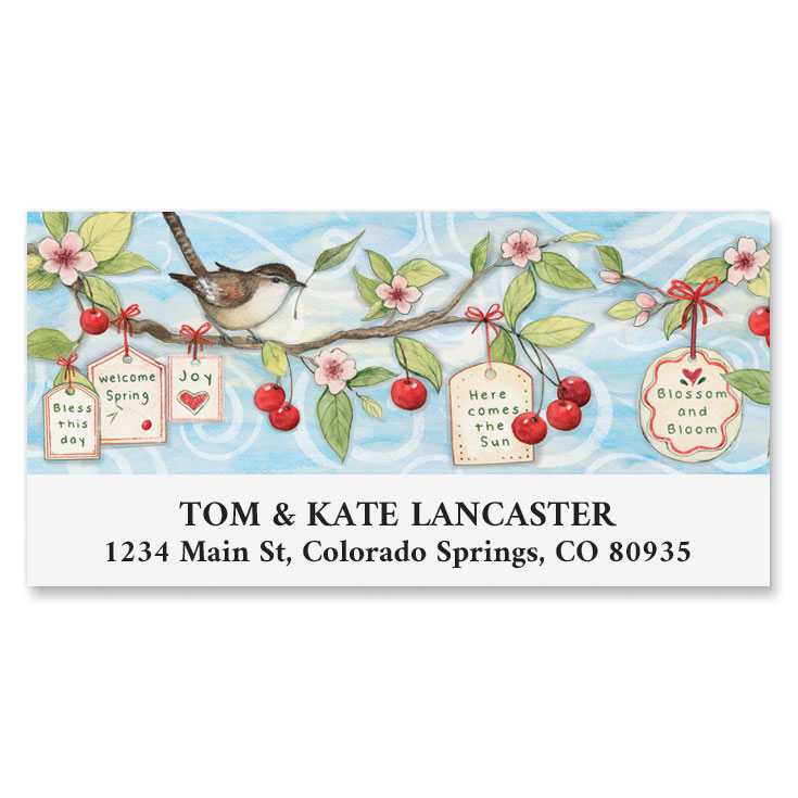 Bird on Branch Deluxe Address Labels - BOGO | Current Catalog