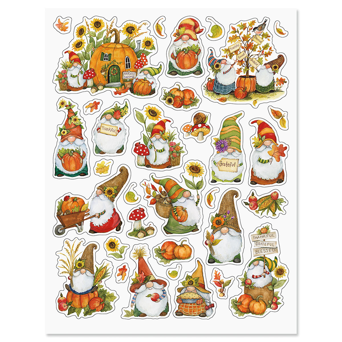 Autumn Gnomes Stickers - BOGO | Current Catalog