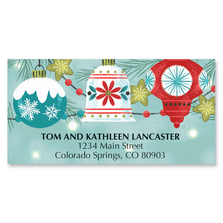 Cardinal Ornaments Deluxe Address Labels | Current Catalog