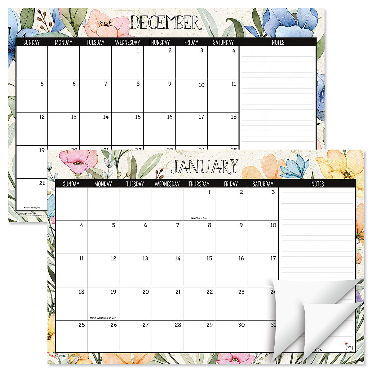 2026–2027 Meadow Dance Calendar Pad | Current Catalog