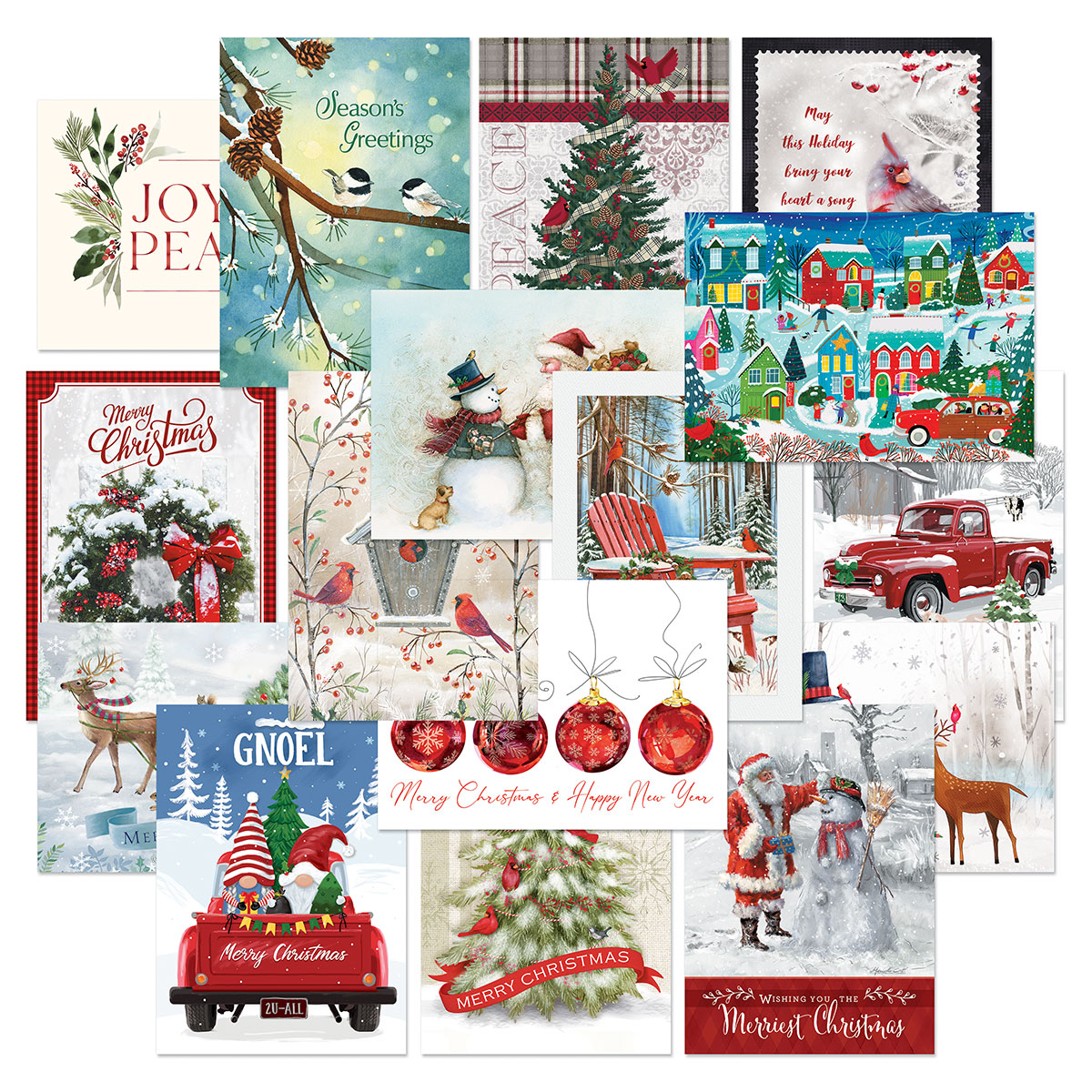Season's Greetings Christmas Cards Value Pack - Set of 32 | Current Catalog