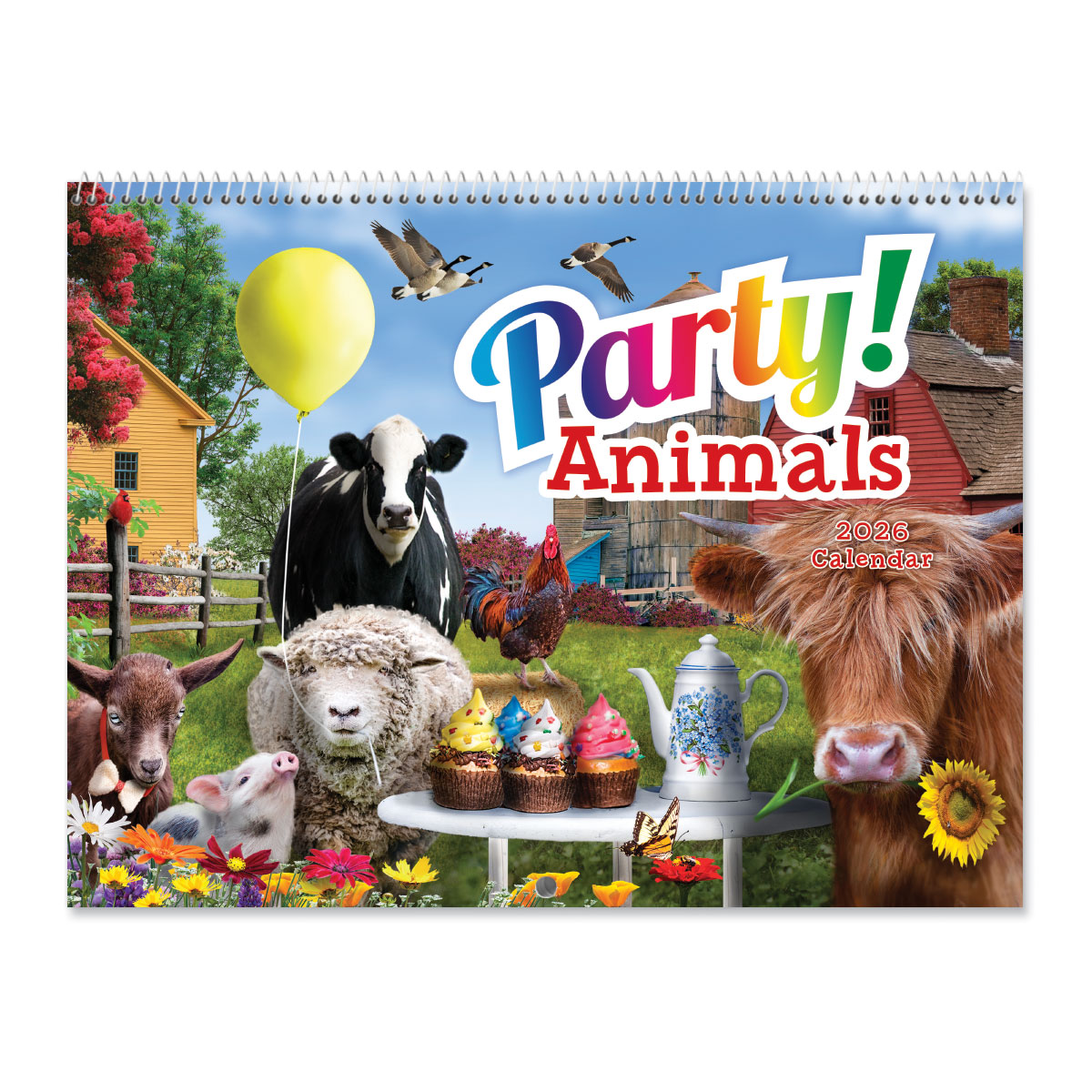 2026 Party Animals Wall Calendar | Current Catalog