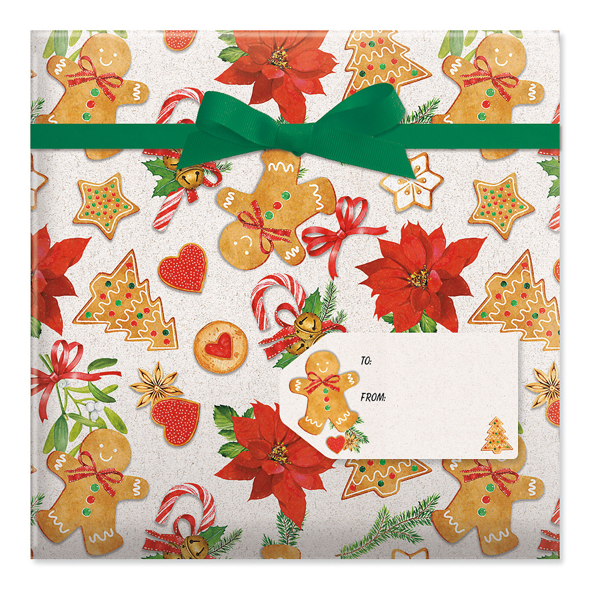 Homemade Christmas Jumbo Rolled Gift Wrap and Labels | Current Catalog