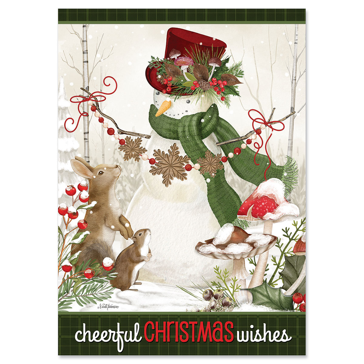 Woodland Snowman Christmas Cards | Current Catalog