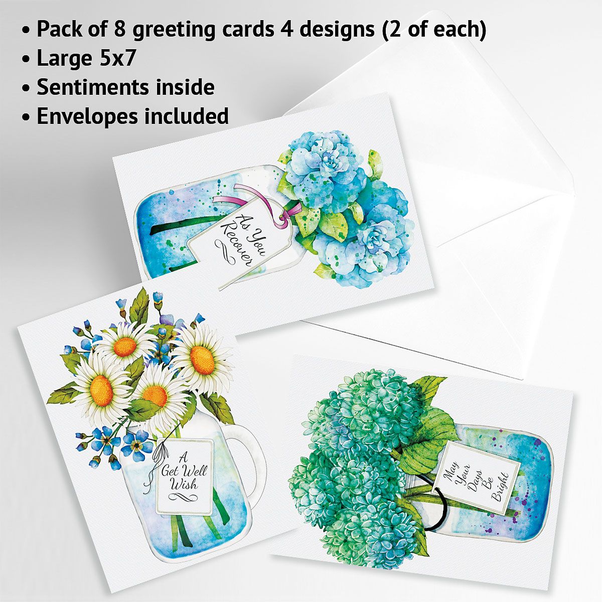 Mason Jar Get Well Cards and Seals | Current Catalog