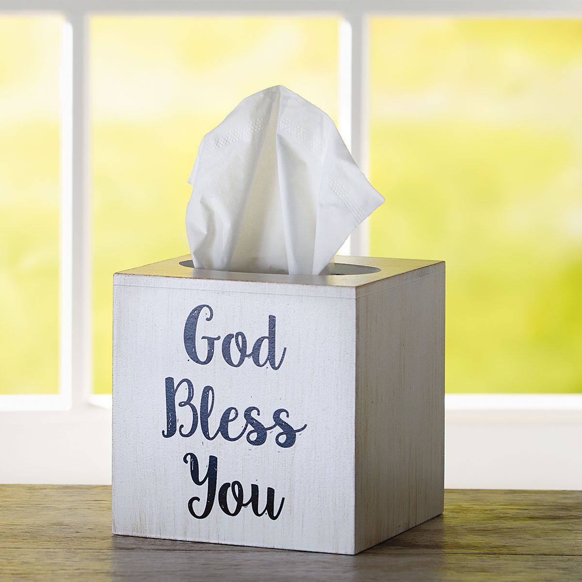 God Bless Tissue Box | Current Catalog