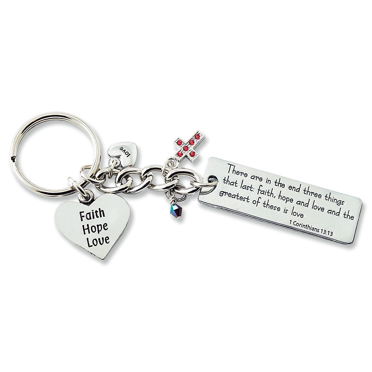 Faith Hope Love Key Chain | Current Catalog