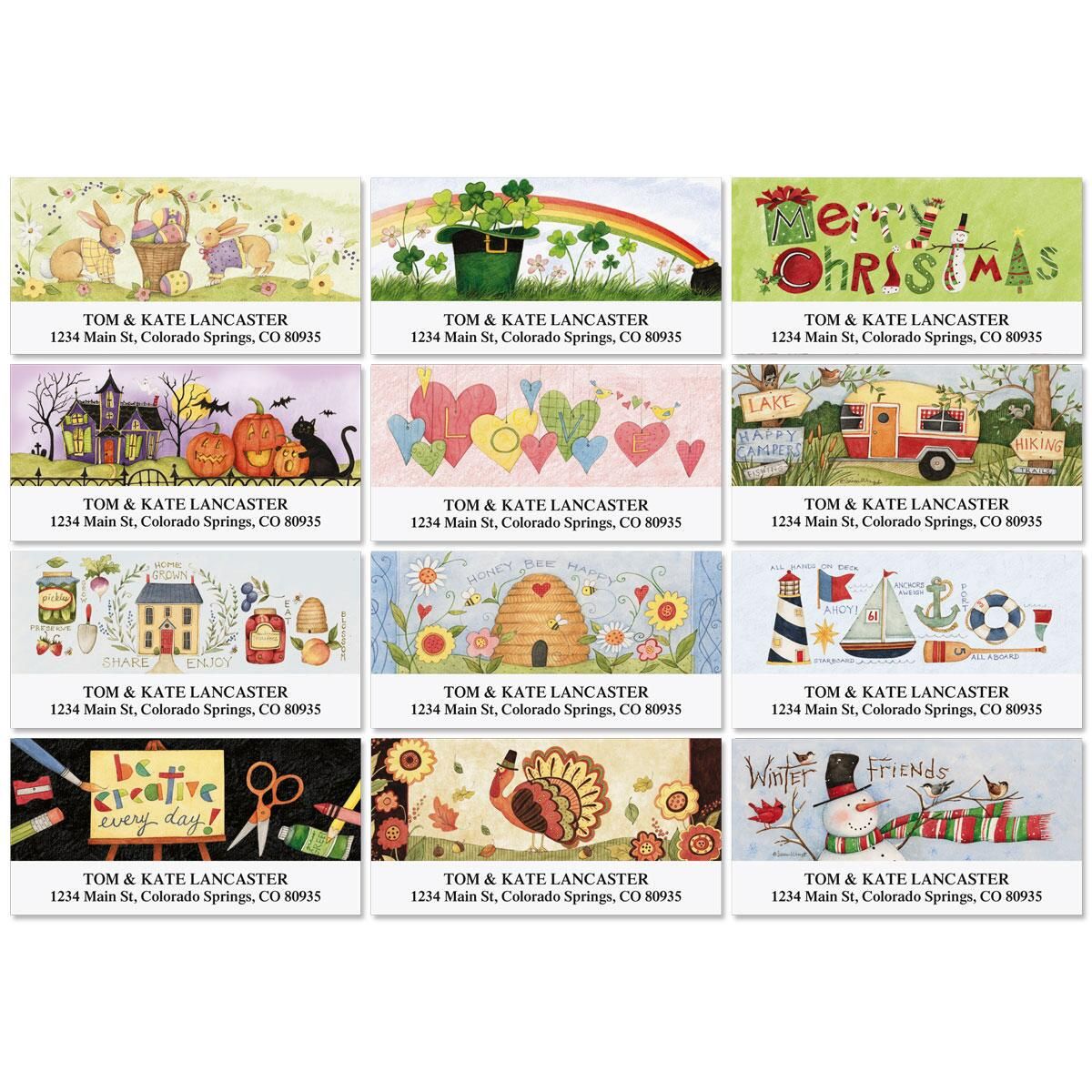Home Grown Deluxe Address Labels | Current Catalog