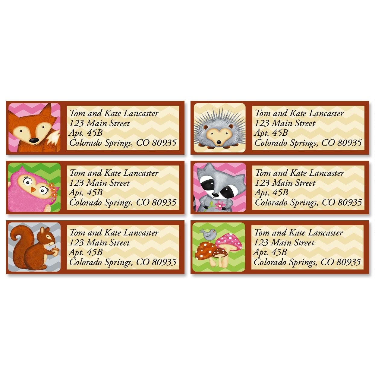 Forest Friends Classic Address Labels | Current Catalog