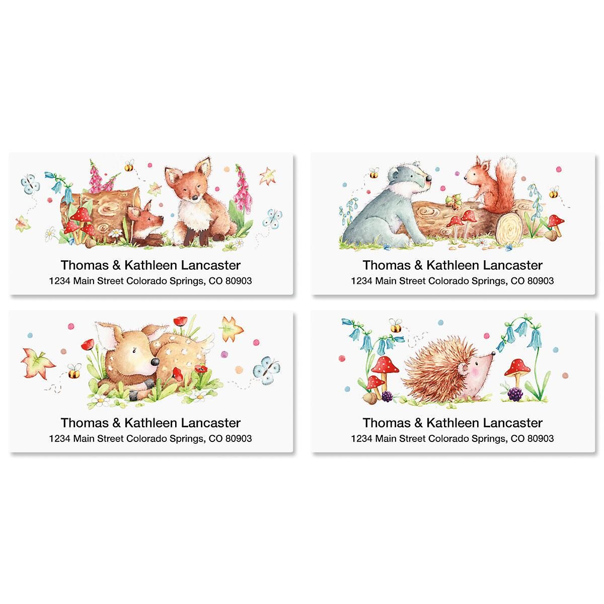 Woodland Animals Deluxe Address Labels | Current Catalog