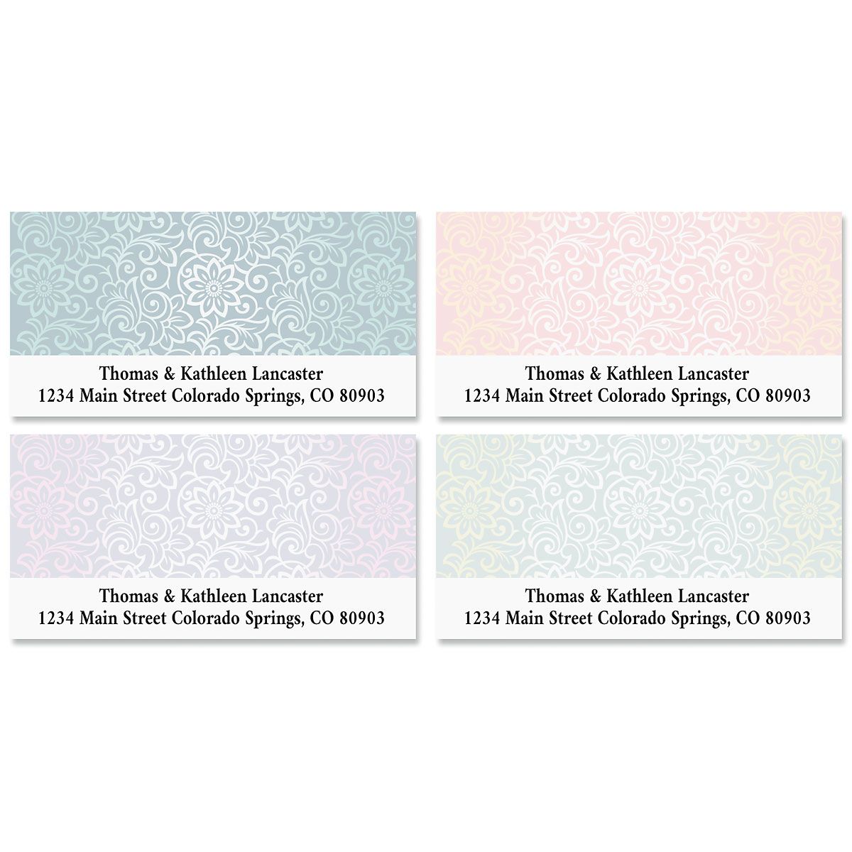 Royal Floral Deluxe Address Labels | Current Catalog