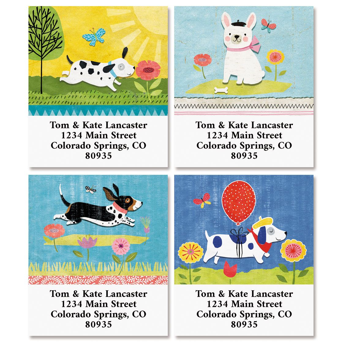 Dog Gone Cute Select Address Labels (4 Designs) | Current Catalog