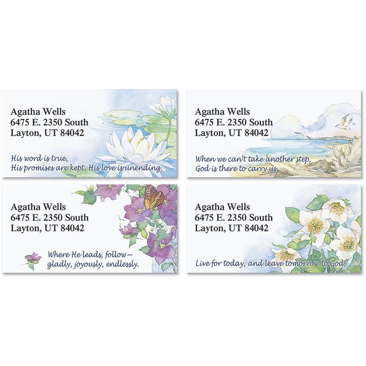 Daily Devotional Border Address Labels | Current Catalog