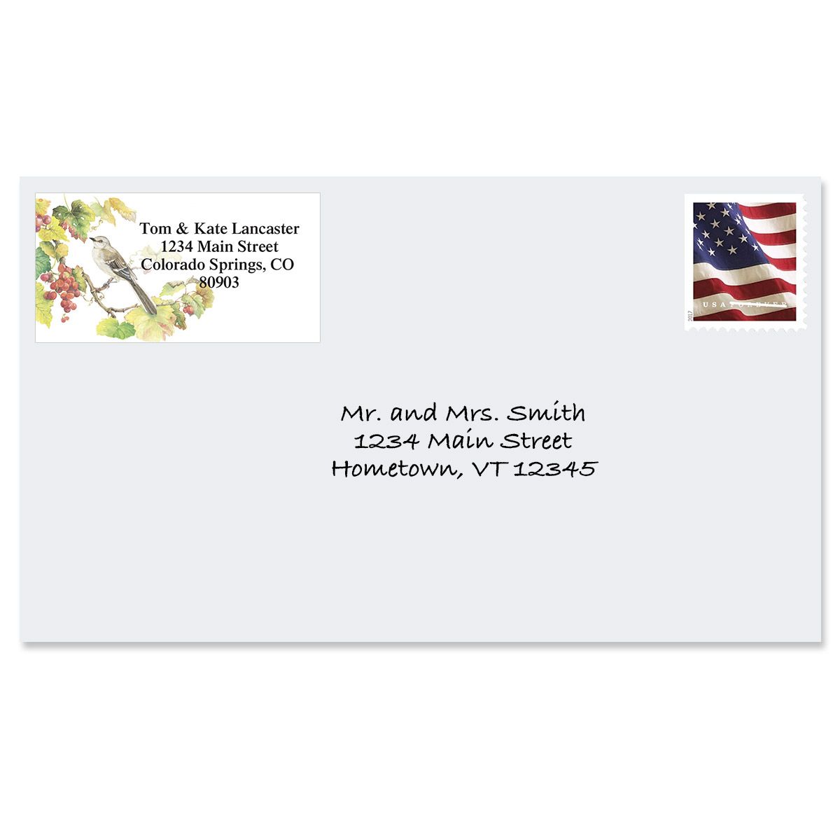 Songbirds Border Address Labels | Current Catalog