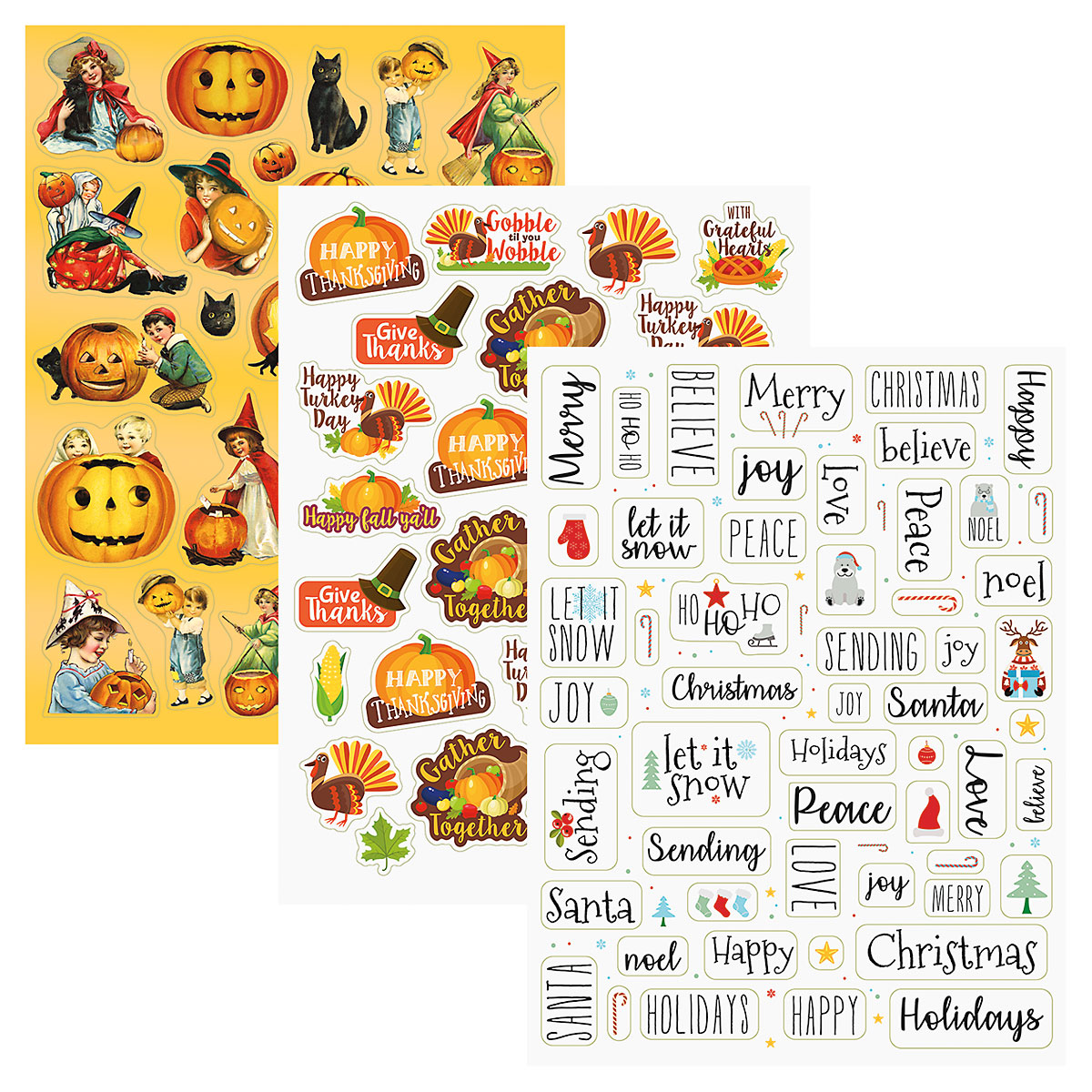 Fall Seasonal Stickers | Current Catalog