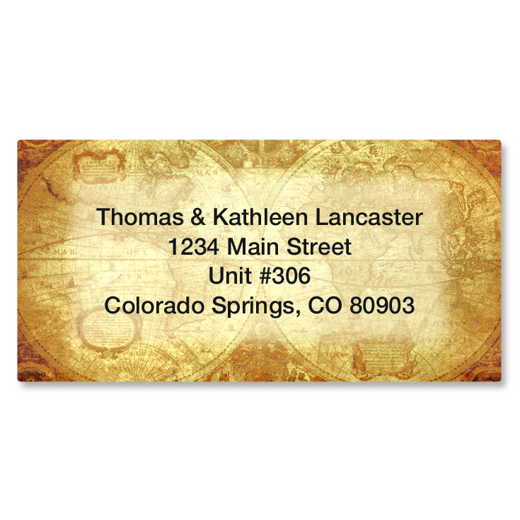 Old World Border Address Labels A693 | Current Catalog