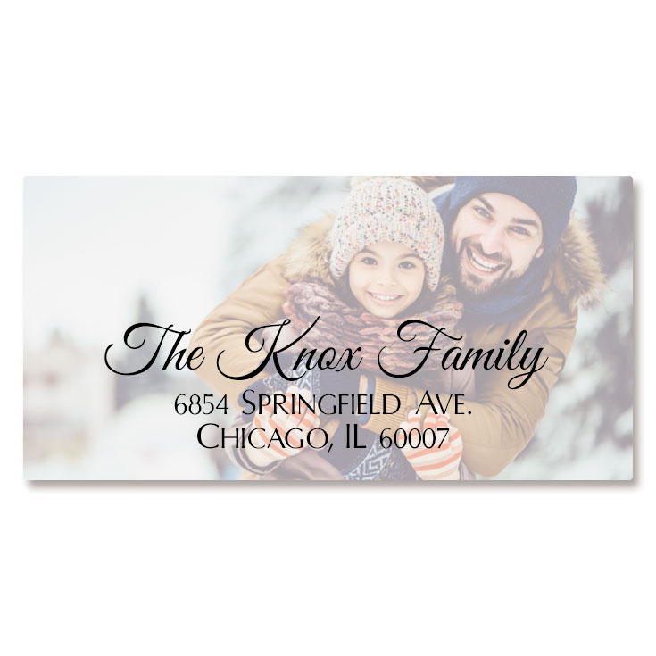 Personalized Full Photo Border Address Label | Current Catalog
