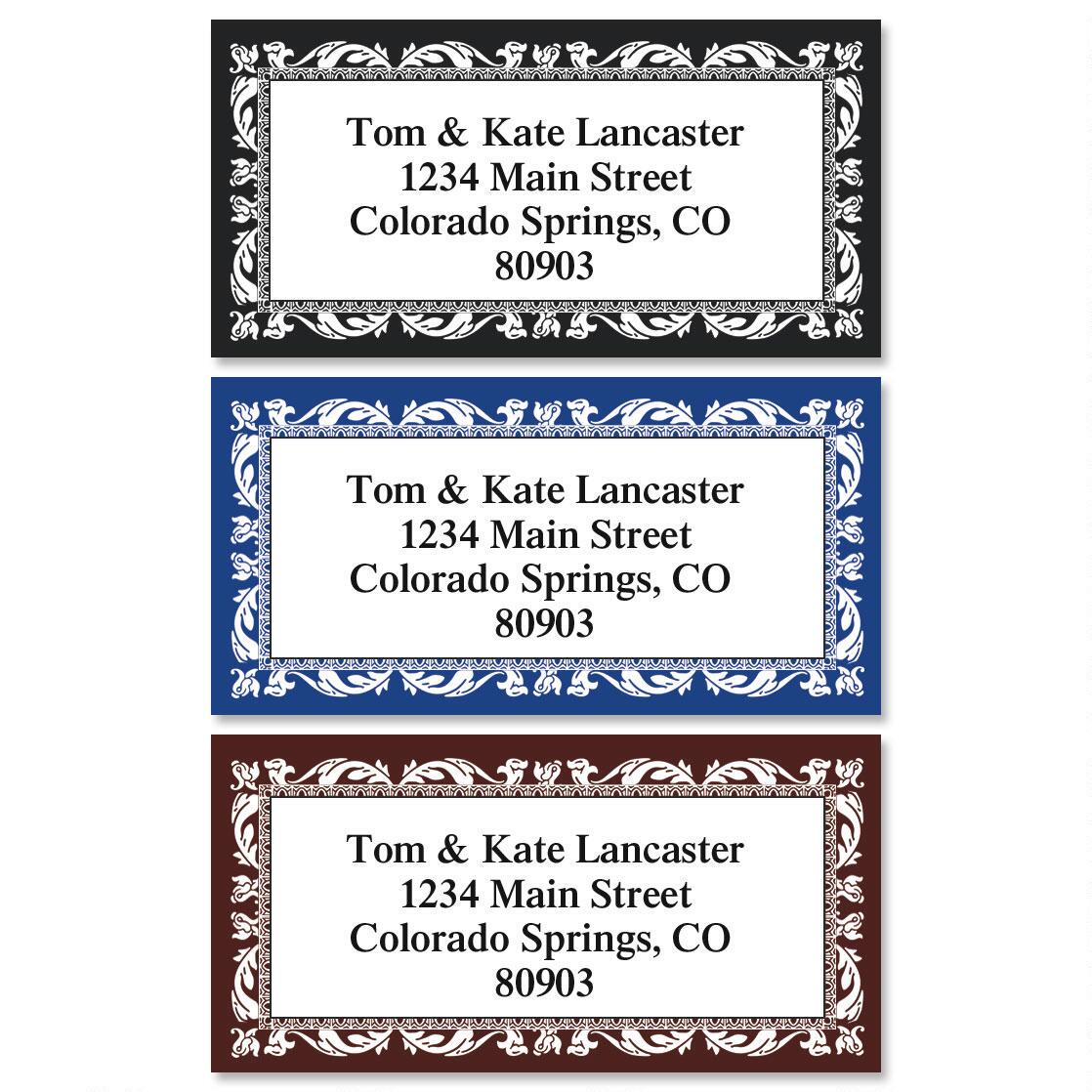 Adornment Border Address Labels A624 | Current Catalog