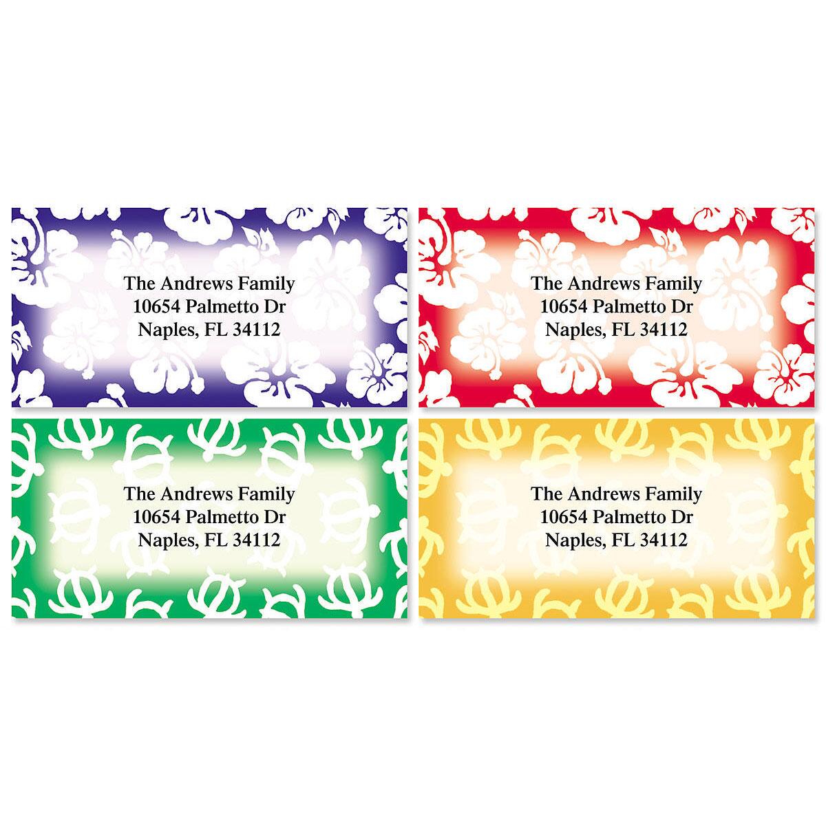 Aloha Border Address Labels | Current Catalog