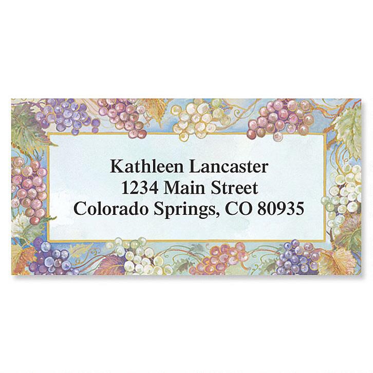 Bacchus Address Labels | Current Catalog