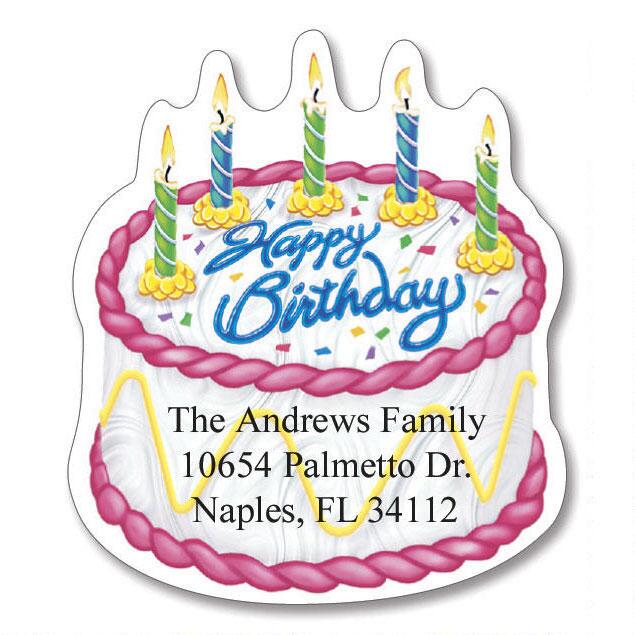 Birthday Cut-Out Label | Current Catalog